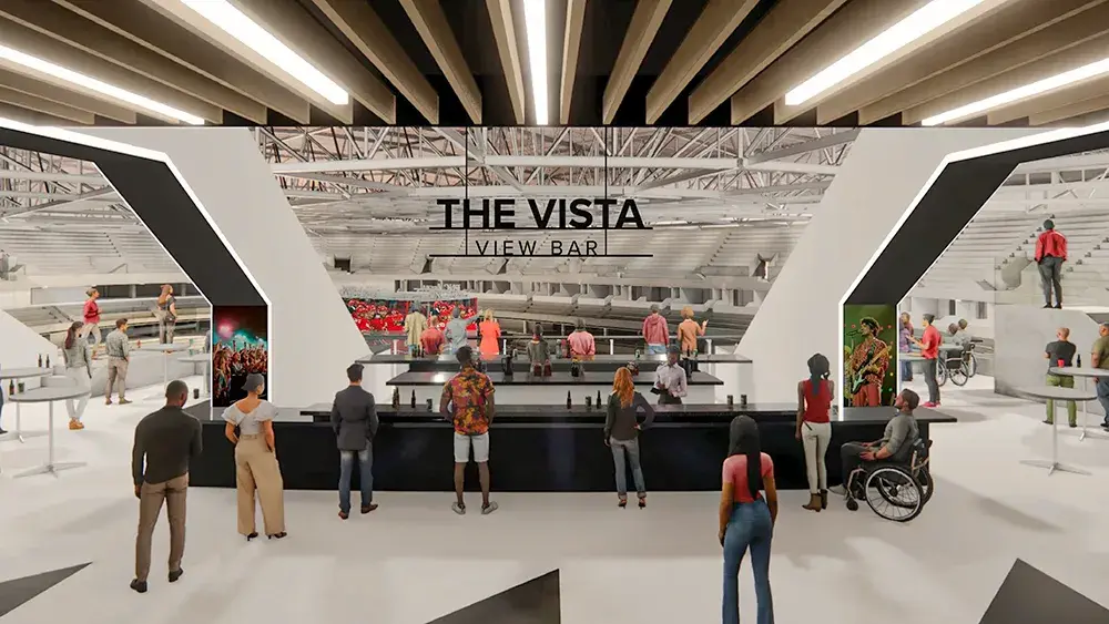 Lenovo Center food stations-full-service-bar - Coliseum