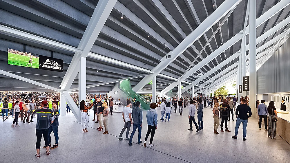 Penrith Stadium redevelopment progress - Coliseum