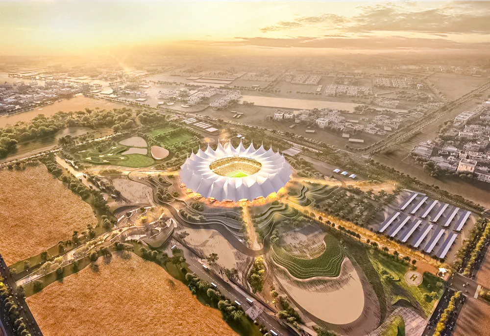 Riyadh King Fahd Stadium transfiguration - Coliseum
